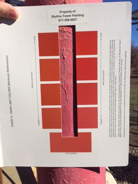 FAA Tower Paint Color Chart | Skyline Tower Painting